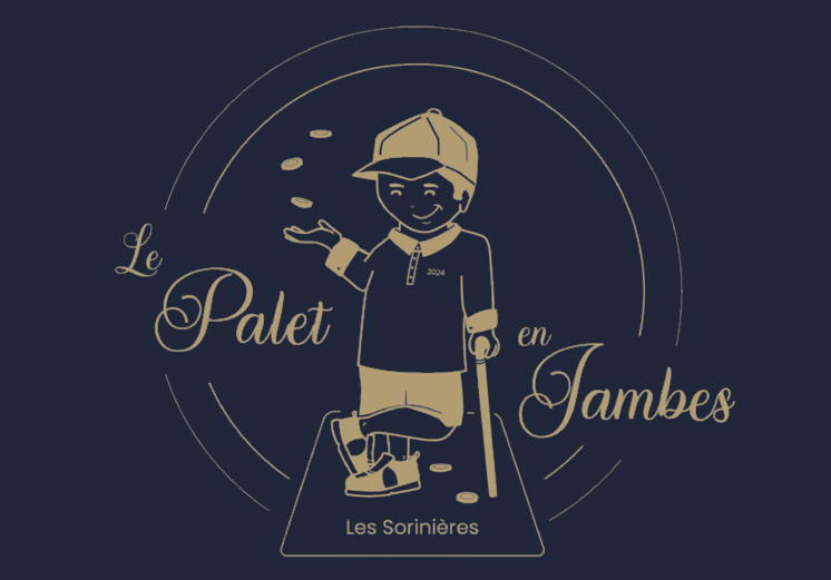 Le palet en jambes - Club de palet en laiton